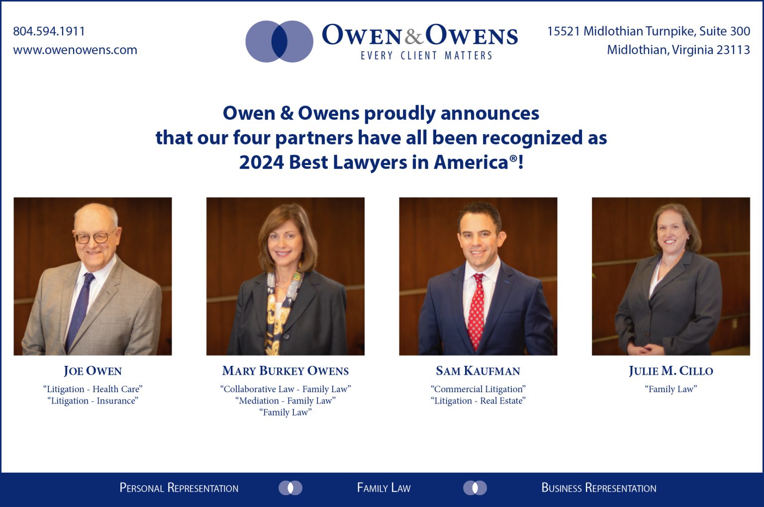 2024 Best Lawyers in America® - Owen and Owens